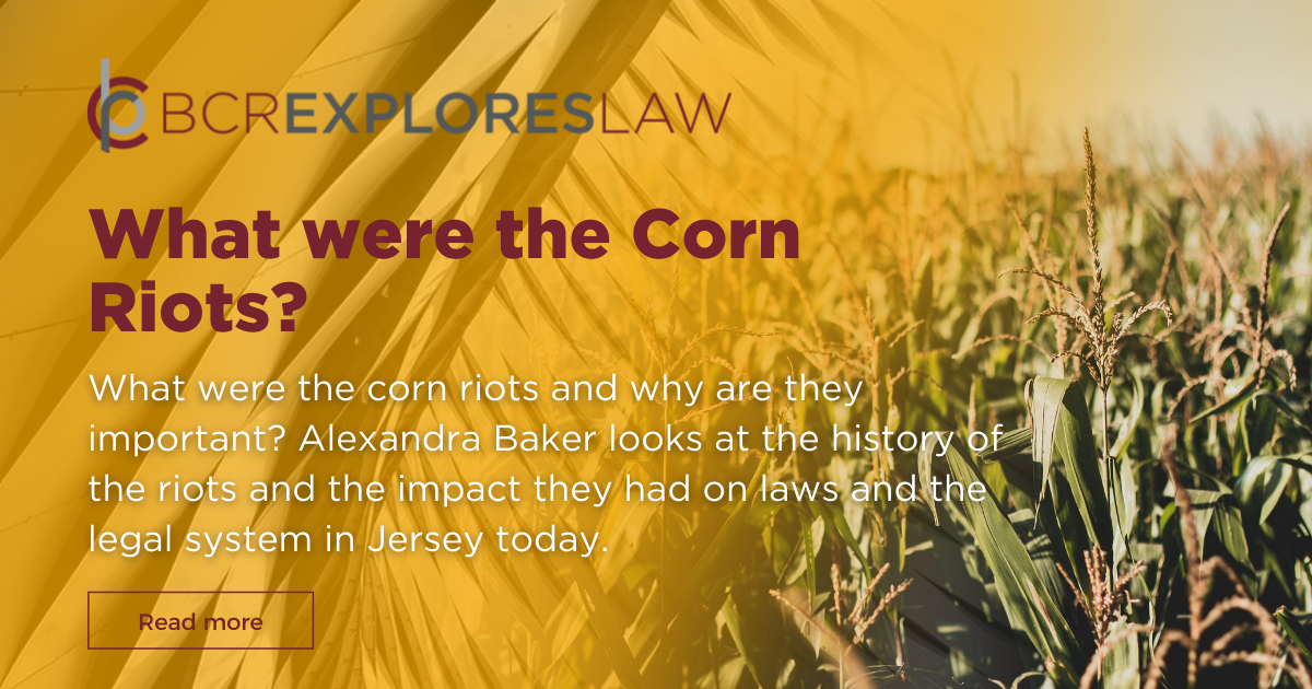 What were the Corn Riots? - BCR Law