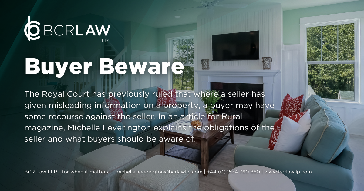 Buyer Beware | Residential Property | Insights